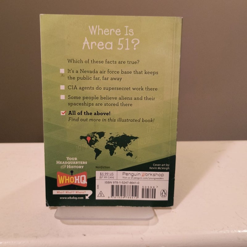 Where Is Area 51? by Paula K. Manzanero, Who HQ