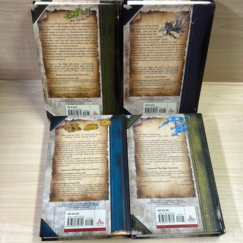 The Edge Chronicles Books 1-4 & 6 5 Hardcover Bundle by Paul Stewart ...
