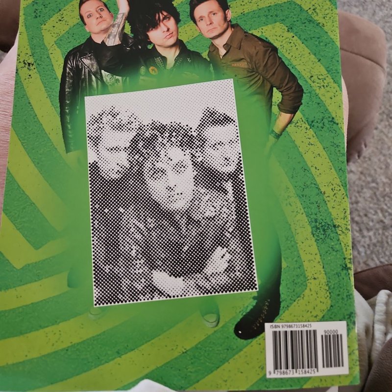 Green Day Dots Lines Spirals Waves Coloring Book by Luke Mitchell