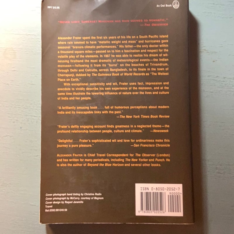 Chasing the Monsoon by Alexander Frater, Paperback | Pangobooks