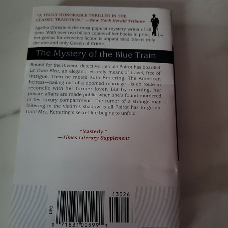 The Mystery of the Blue Train by Agatha Christie