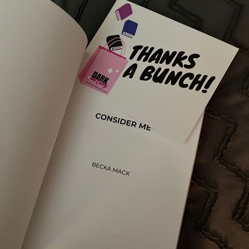 Consider Me by Becka Mack, Paperback | Pangobooks