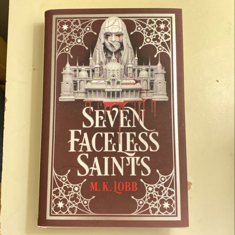 Seven Faceless Saints (Fairyloot Edition) by M.K. Lobb, Hardcover ...