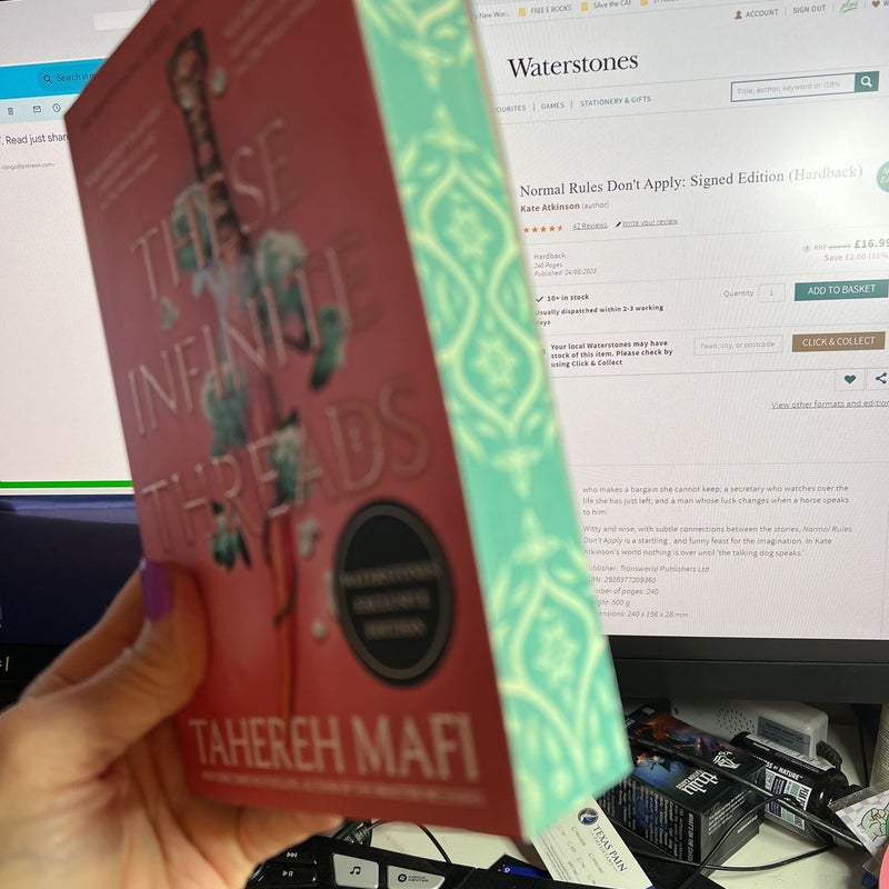 These Infinite Threads by Tahereh Mafi, Paperback | Pangobooks