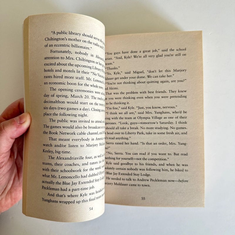 Mr. Lemoncello’s Library Olympics by Chris Grabenstein, Paperback ...