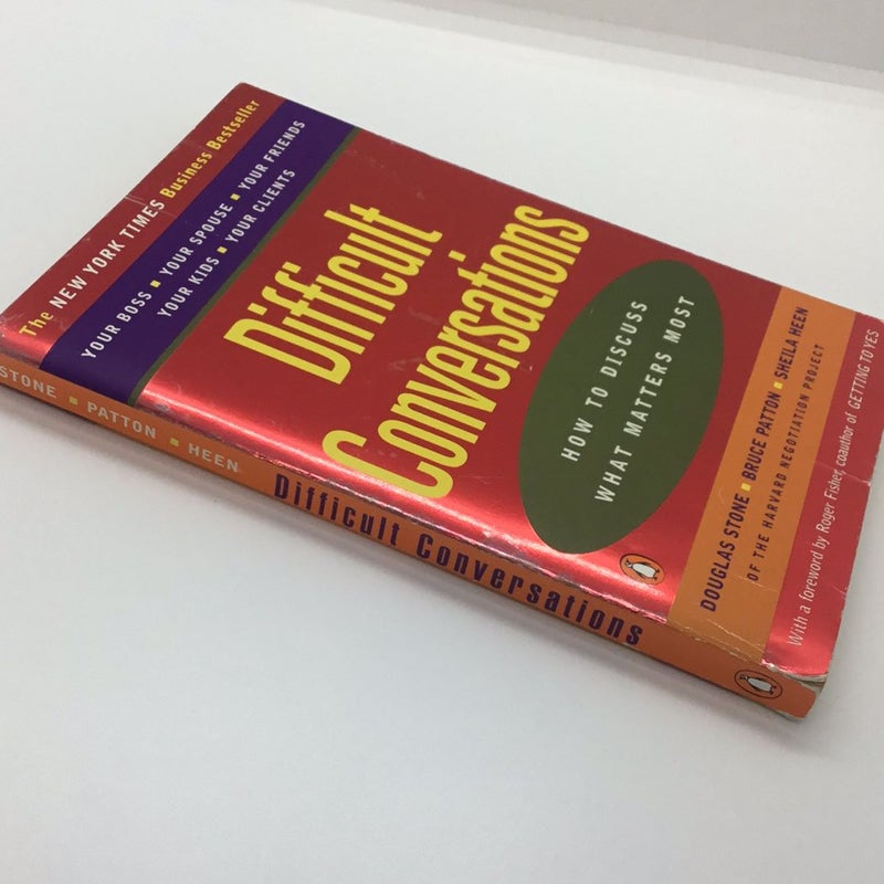 Difficult Conversations by Douglas Stone, Paperback | Pangobooks