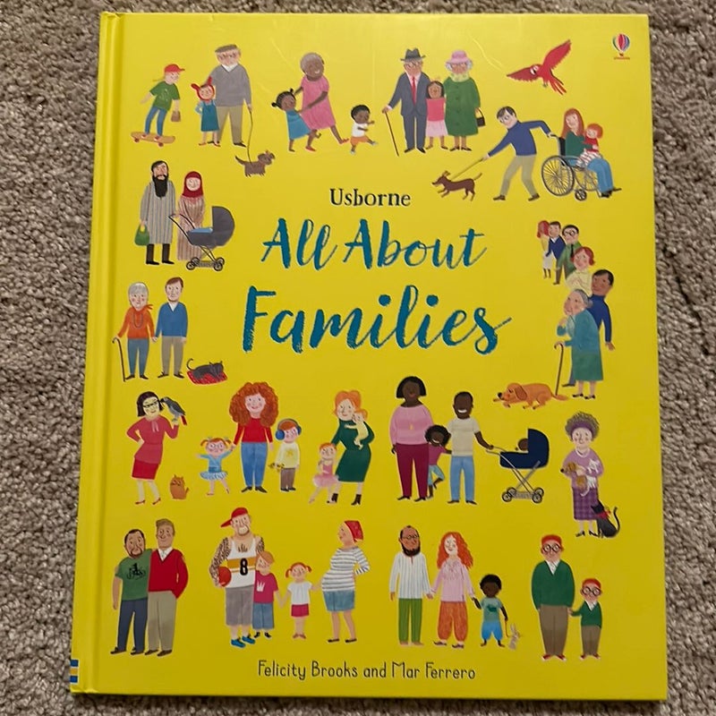 All about Families by Felicity Brooks, Hardcover | Pangobooks