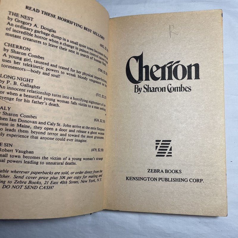 Cherron by Sharon Combes, Paperback | Pangobooks