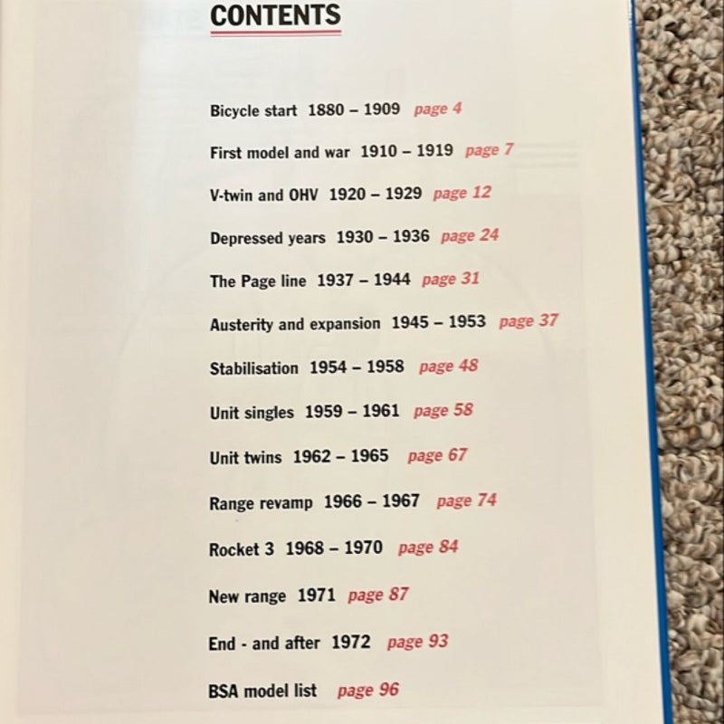 BSA, Illustrated Motorcycle Legends by Roy Bacon