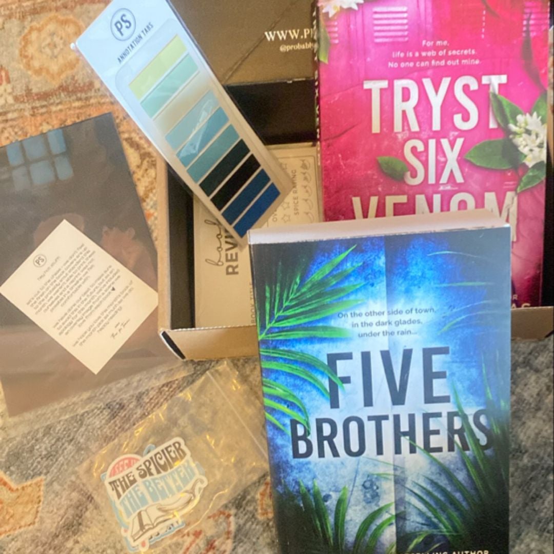 Five Brothers and Six Tryrt Venom Probably Smut Box by Penelope ...