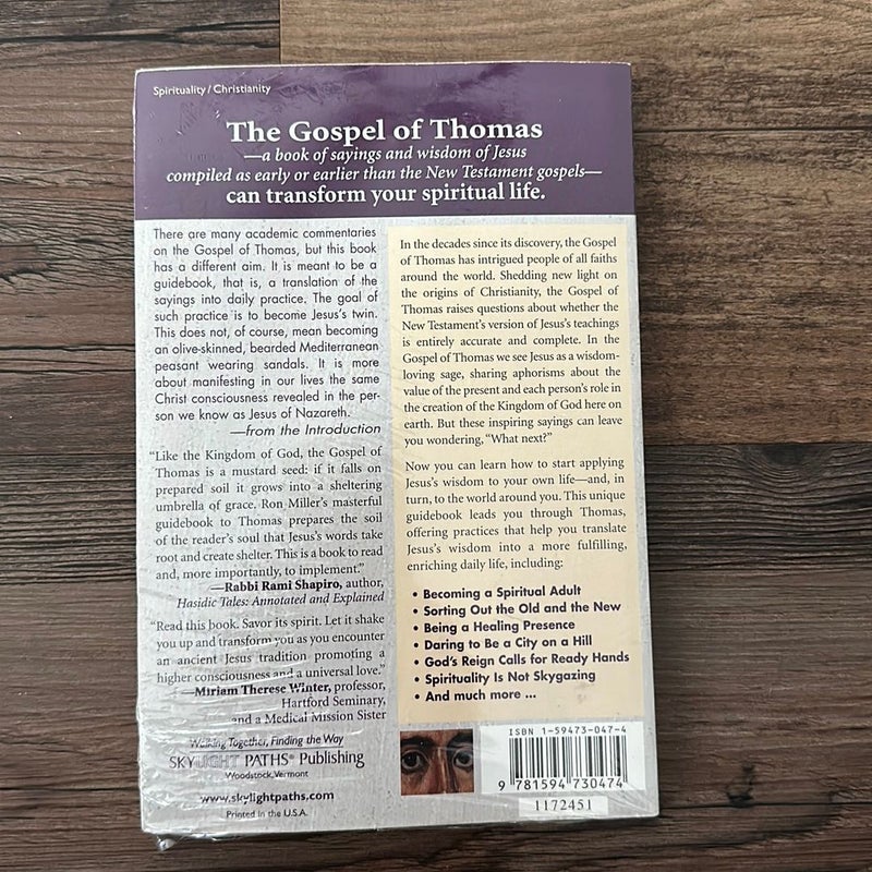 The Gospel of Thomas by Ron Miller, Paperback | Pangobooks