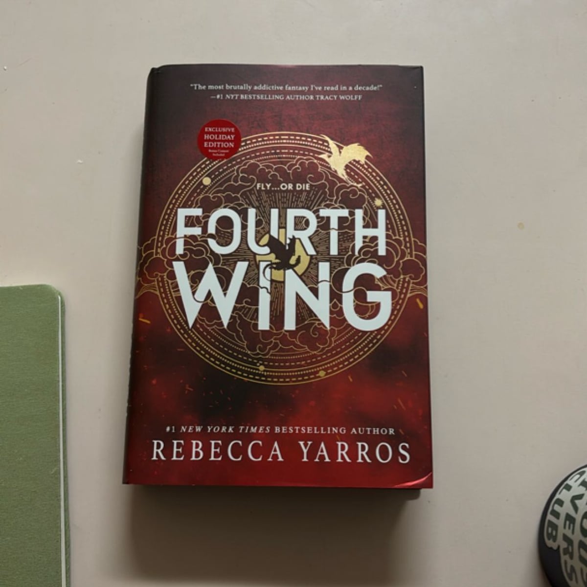 Fourth Wing Exclusive Holiday Edition by Rebecca Yarros, Hardcover ...