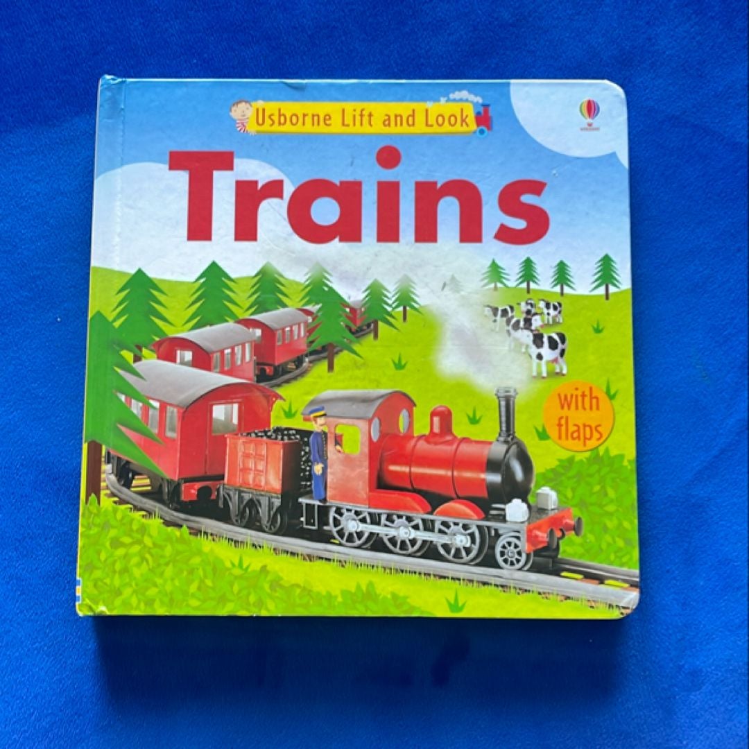 Trains lift and Look by Felicity Brooks, Hardcover | Pangobooks