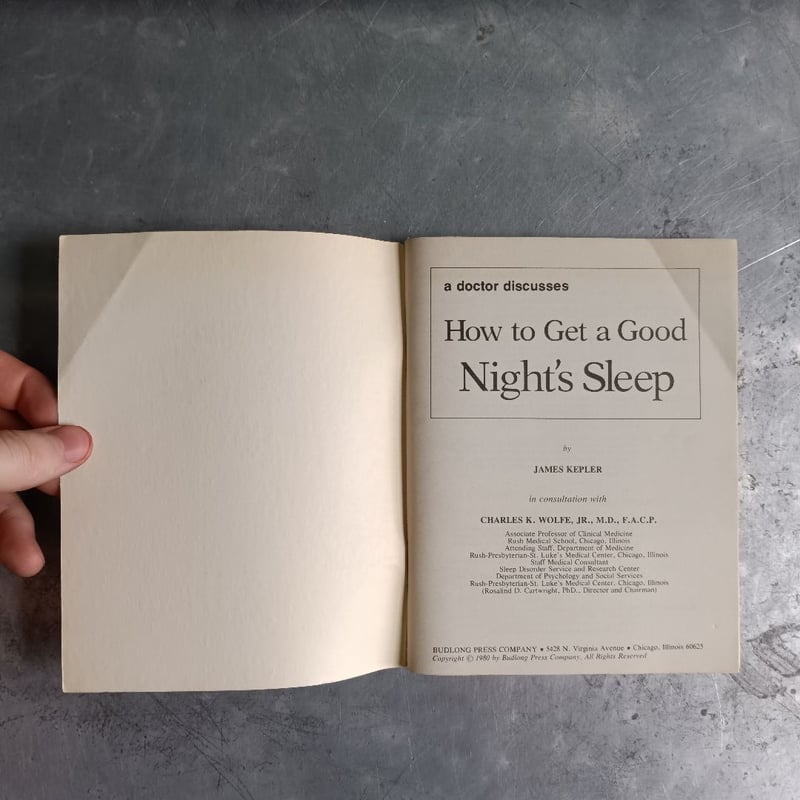 How To Get A Good Night's Sleep by , Paperback | Pangobooks