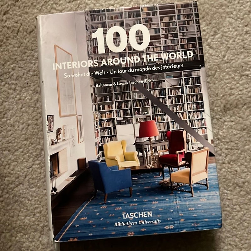 100 Interiors Around the World by Taschen, Hardcover | Pangobooks