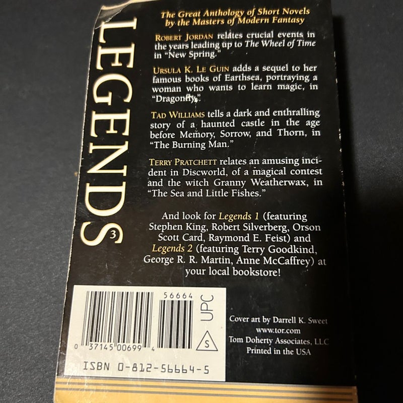 Legends by Robert A. Silverberg; Robert Jordan; Úrsula K. Le Guin ...