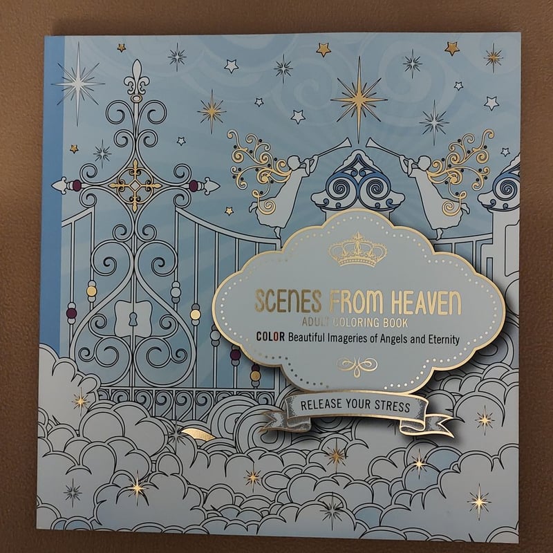 Scenes from Heaven Adult Coloring Book by Charisma House, Paperback ...
