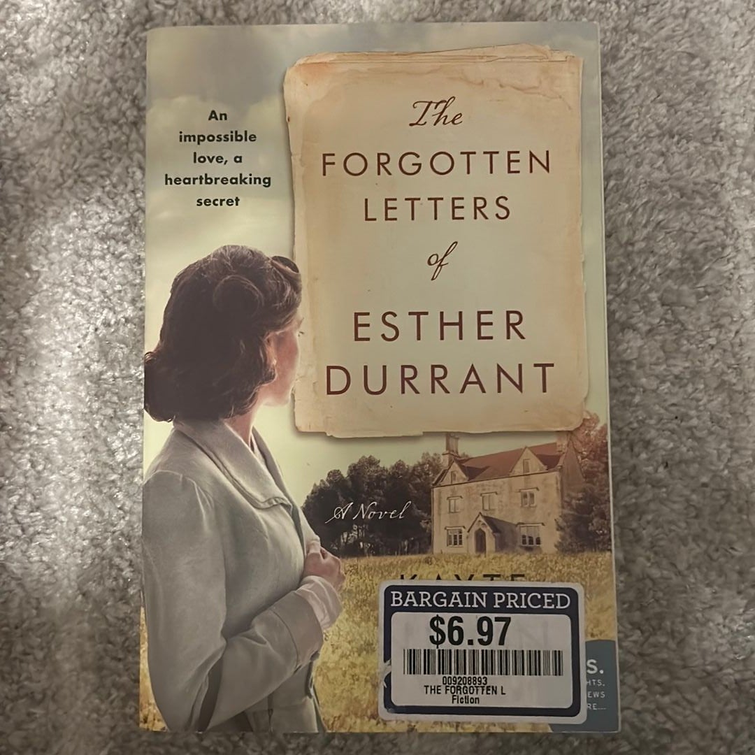 The Forgotten Letters of Esther Durrant by Kayte Nunn, Paperback ...