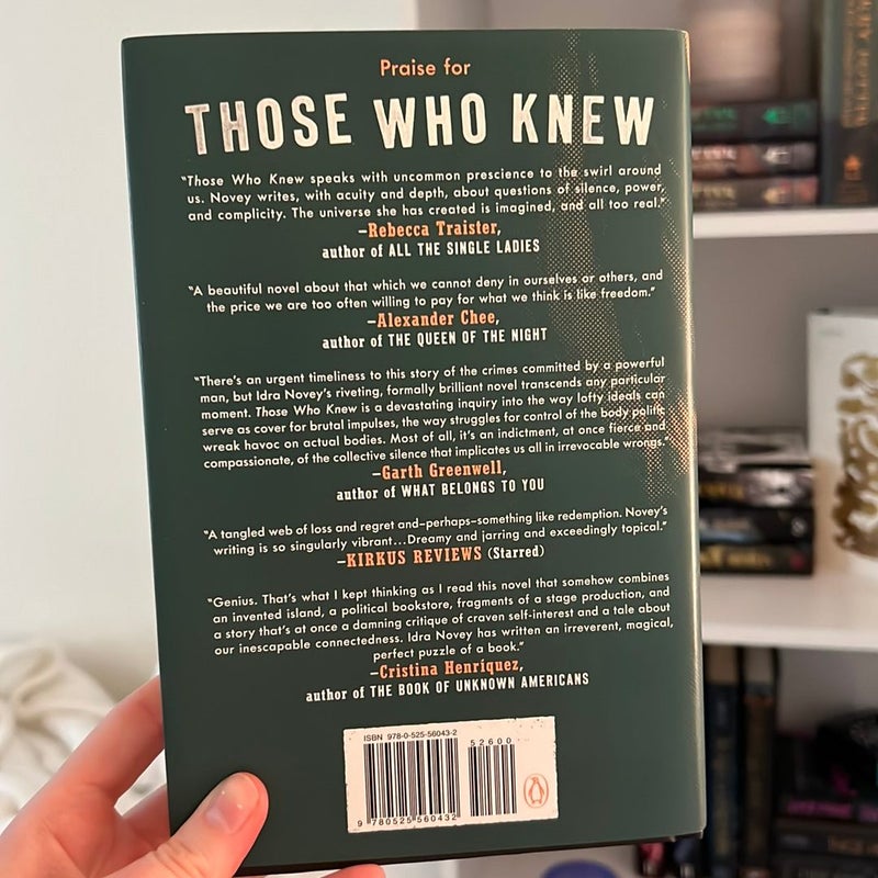Those Who Knew by Idra Novey, Hardcover | Pangobooks