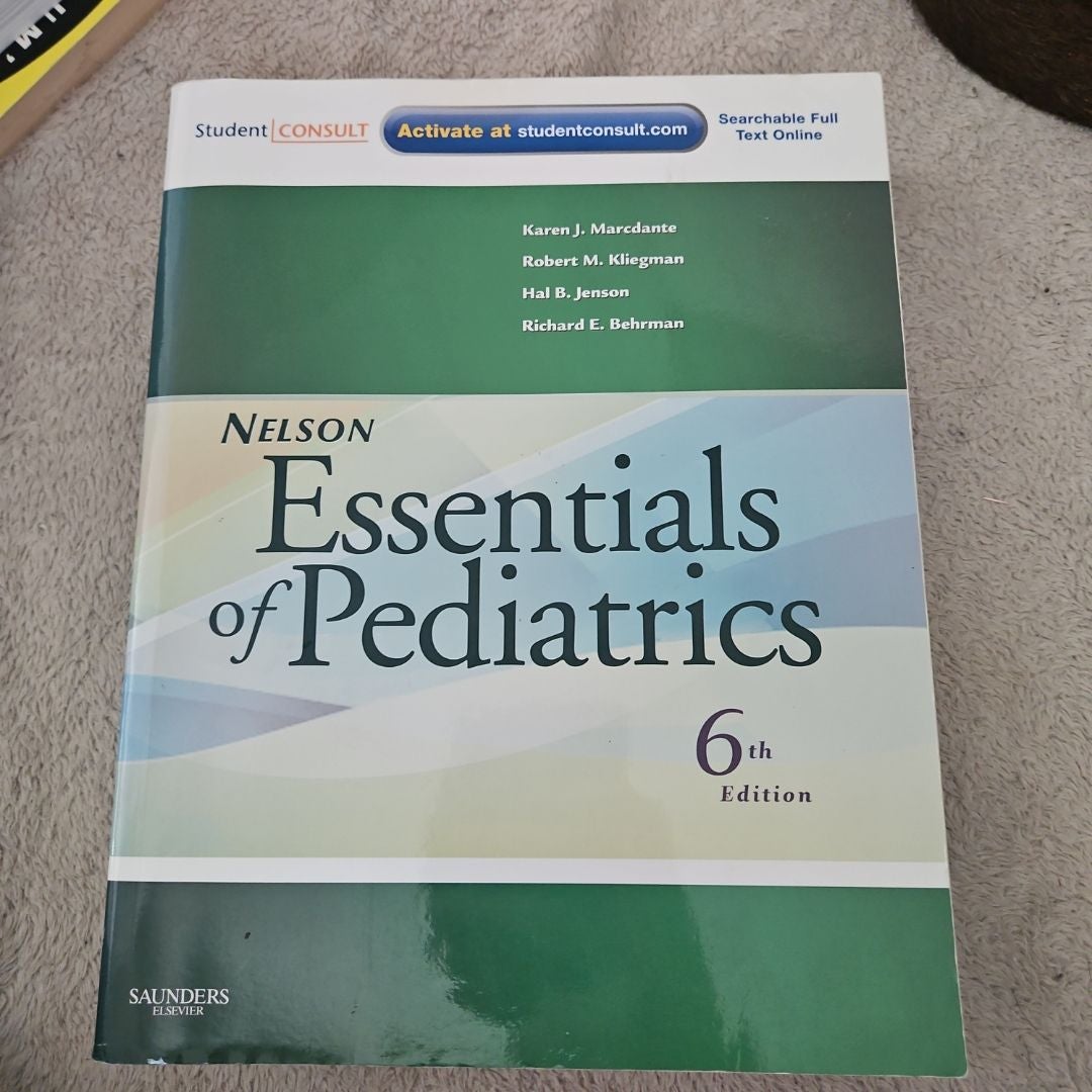 Nelson Textbook of Pediatrics by Richard E. Behrman, Hal B. Jenson ...