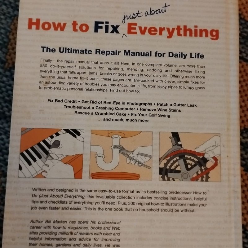 How to Fix (Just about) Everything by Bill Marken