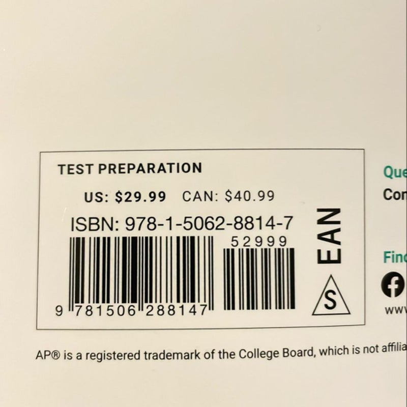 AP Statistics Premium, 2024: 9 Practice Tests + Comprehensive Review ...