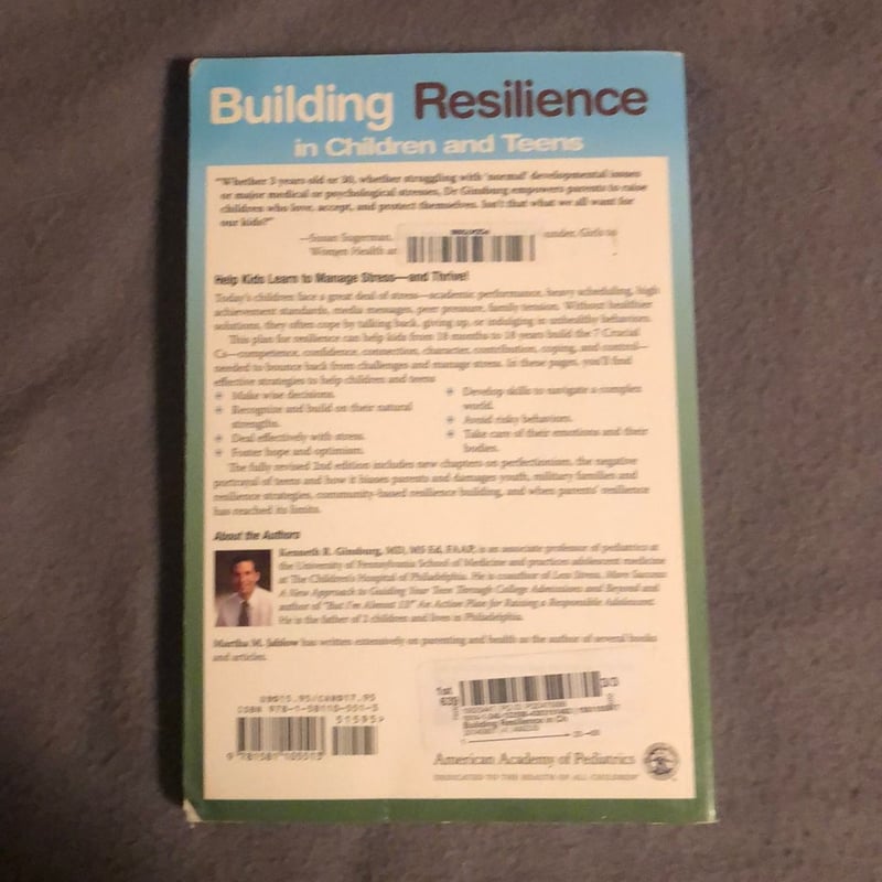 Building Resilience in Children and Teens by Kenneth R. Ginsburg ...