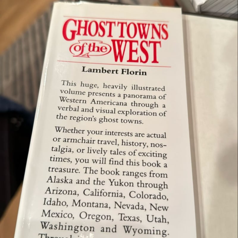 Ghost Towns of the West by Lambert Florin, Hardcover | Pangobooks
