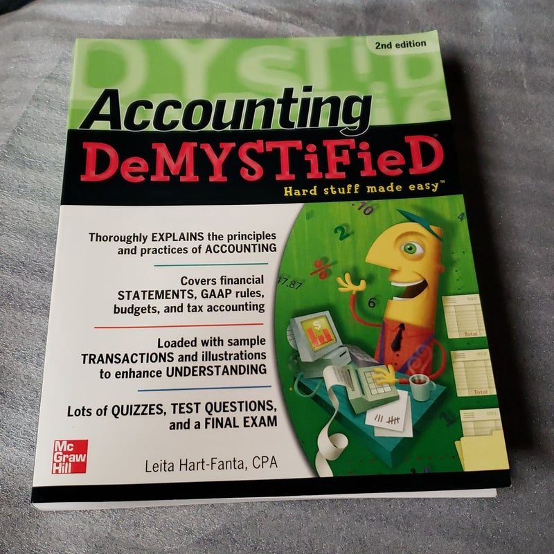 Accounting DeMYSTiFieD, 2nd Edition by Leita Hart, Paperback | Pangobooks Accounting DeMYSTiFieD, 2nd Edition by Leita Hart, Paperback | Pangobooks