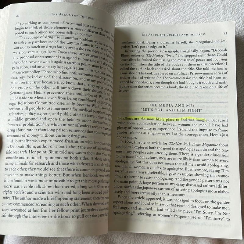 The Argument Culture by Deborah Tannen, Paperback | Pangobooks