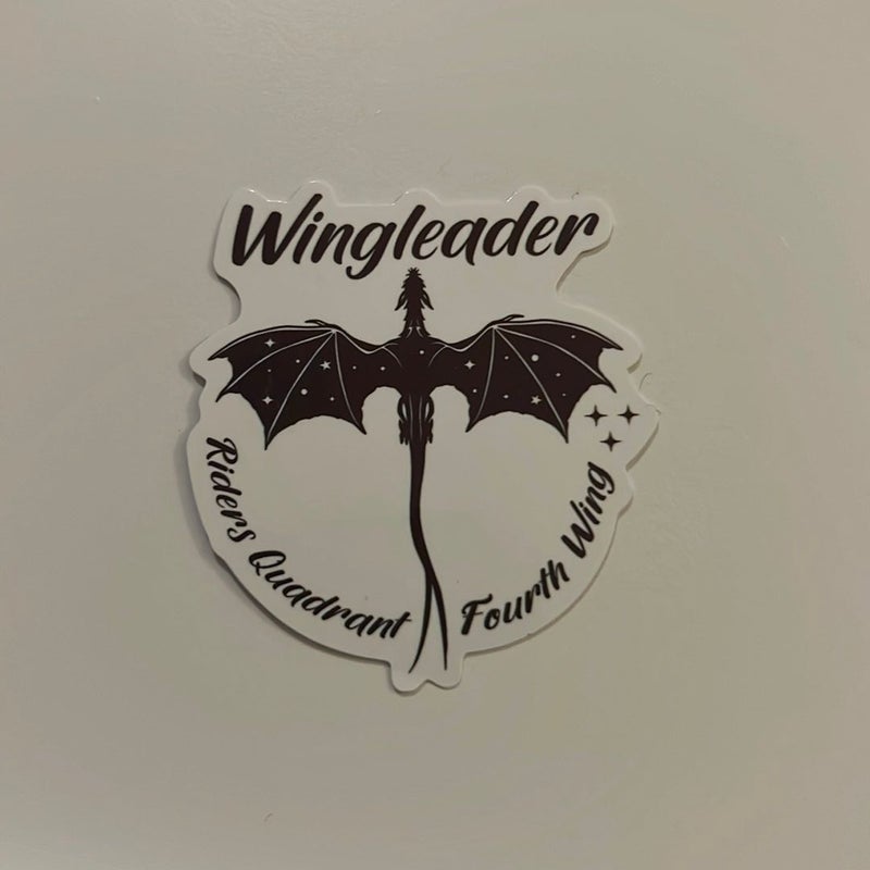 Fourth Wing sticker by Rebecca Yarros, Paperback | Pangobooks