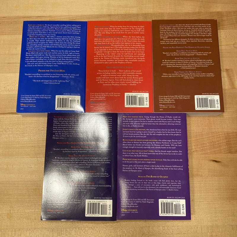 The Hero’s of Olympus Box Set 10th Anniversary by Rick Riordan ...