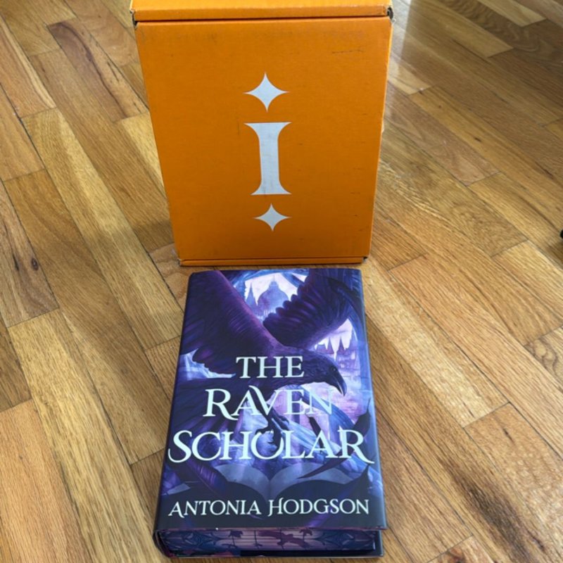 The Raven Scholar Illumicrate Edition by Antonia Hodgson, Hardcover ...