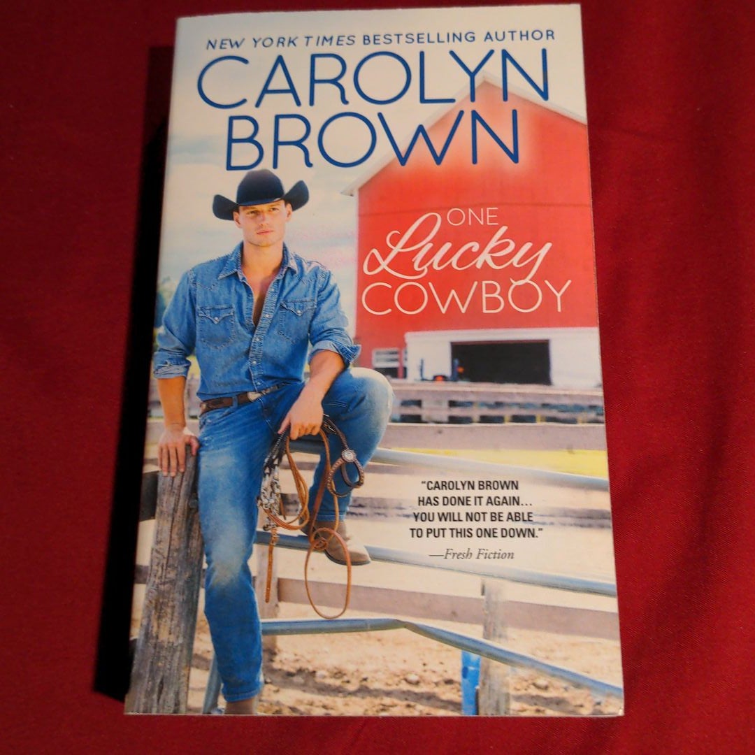 One Lucky Cowboy by Carolyn Brown, Paperback | Pango Books