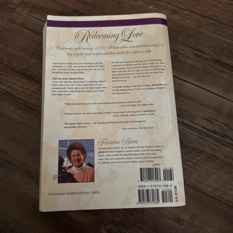 Redeeming Love by Francine Rivers, Paperback | Pangobooks
