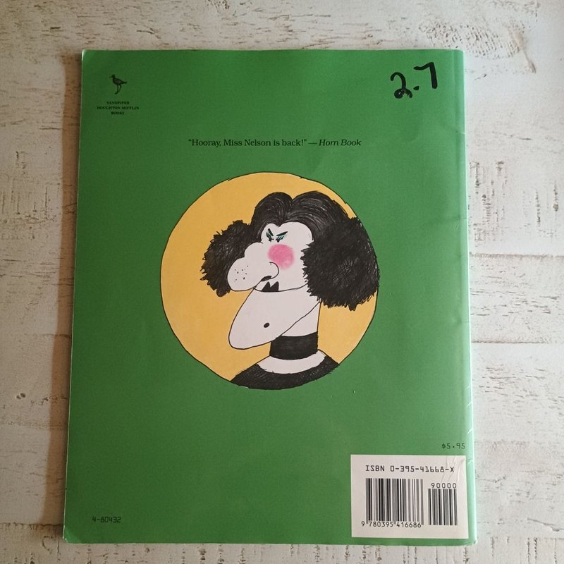 Miss Nelson Is Back by Harry Allard, James Marshall