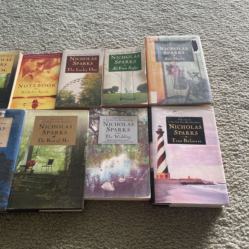 Nicholas Sparks Books by Nicholas Sparks, Hardcover | Pangobooks