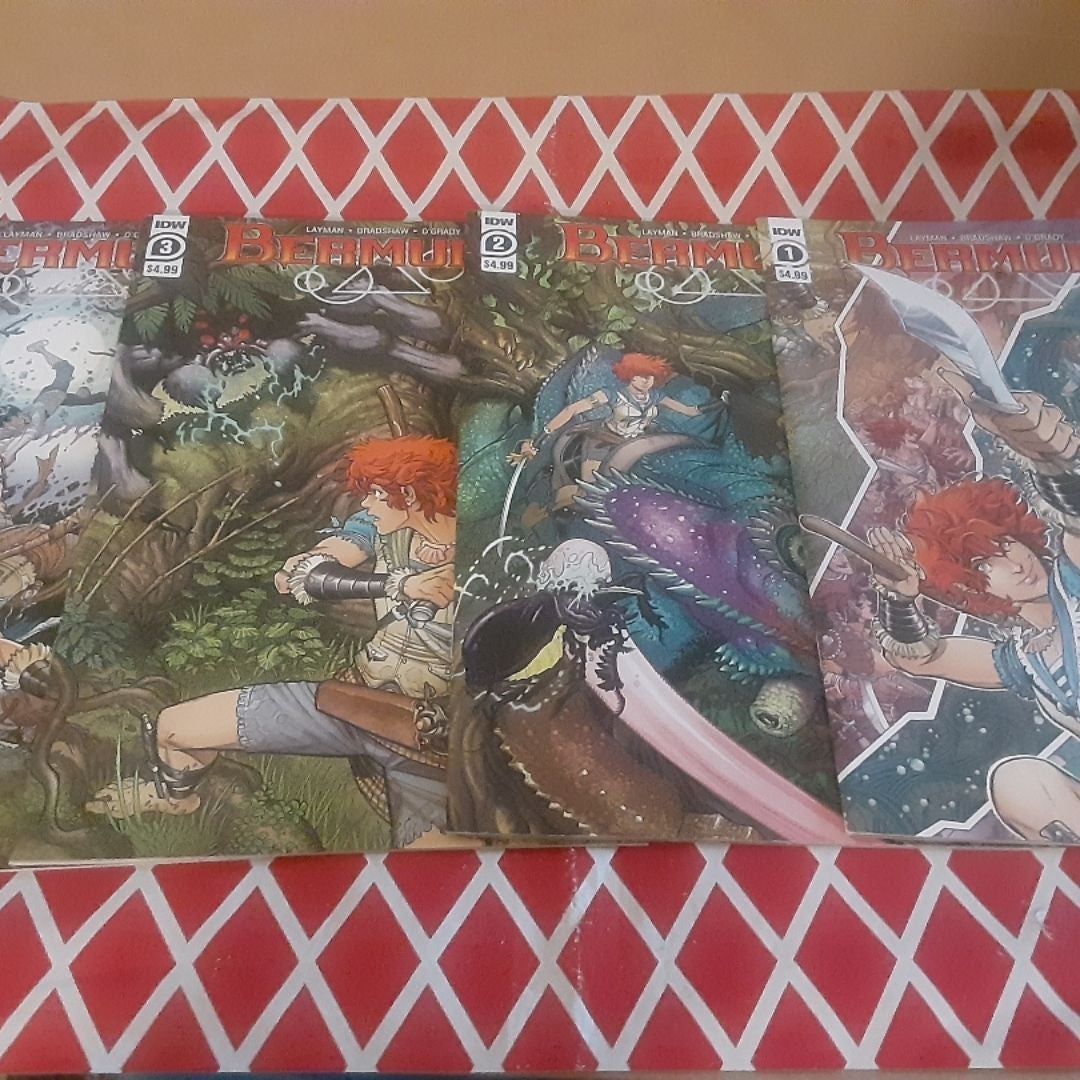 Bermuda idw comic book set 1,2,3,4 by Nick Bradshaw, Layman , Paperback ...