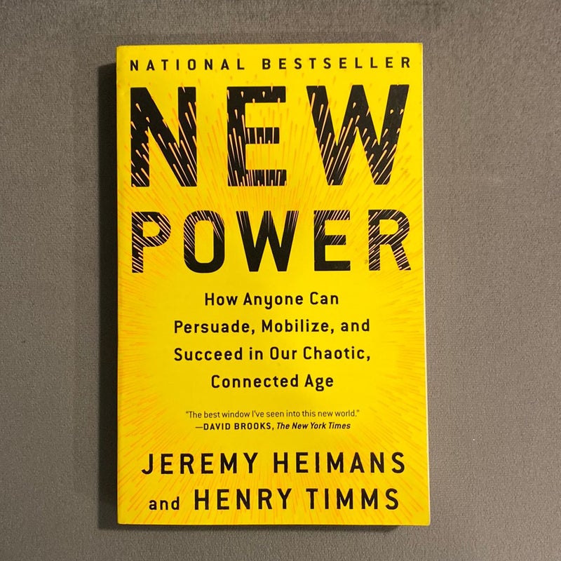 New Power by Jeremy Heimans, Henry Timms