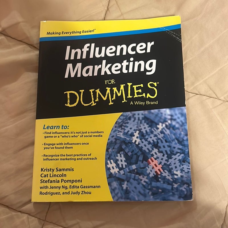 Influencer Marketing for Dummies by Kristy Sammis, Cat Lincoln ...