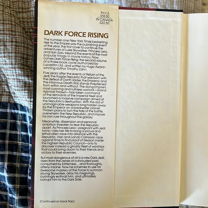 Star Wars: Thrawn Trilogy (Book II: Dark Force Rising) by Timothy Zahn