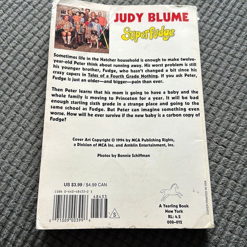 Superfudge by Judy Blume, Paperback | Pangobooks