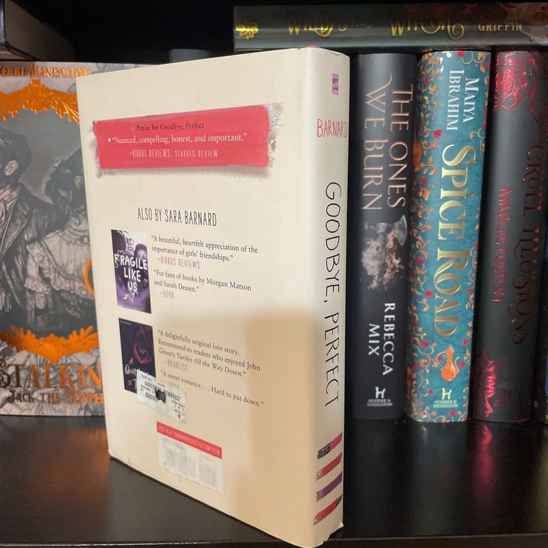 Goodbye, Perfect by Sara Barnard