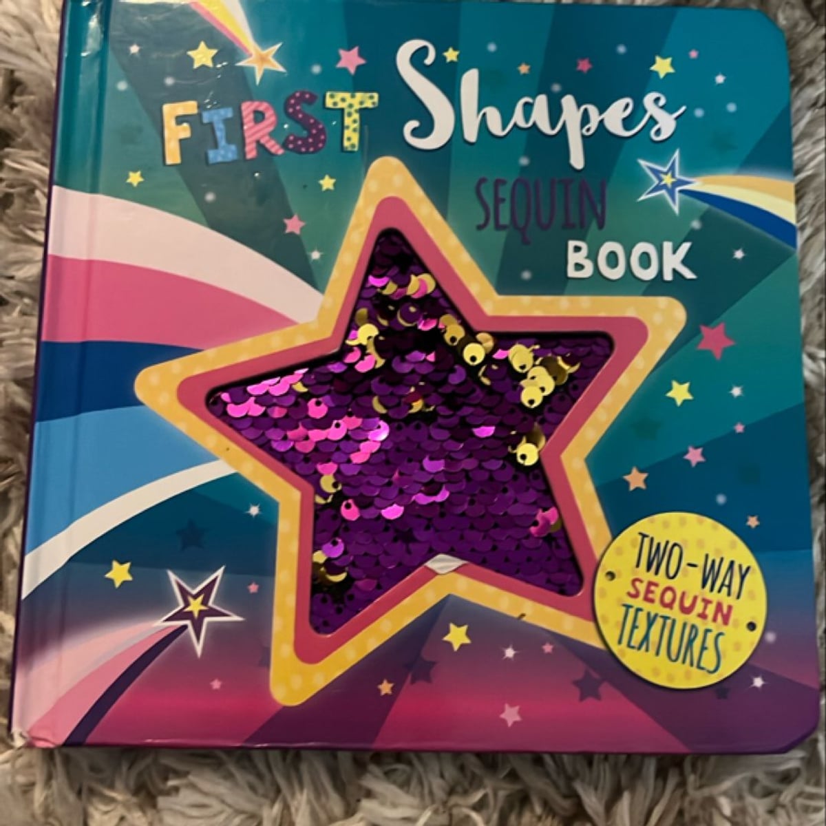 My First Shapes Sequin Book by North Parade Publishing