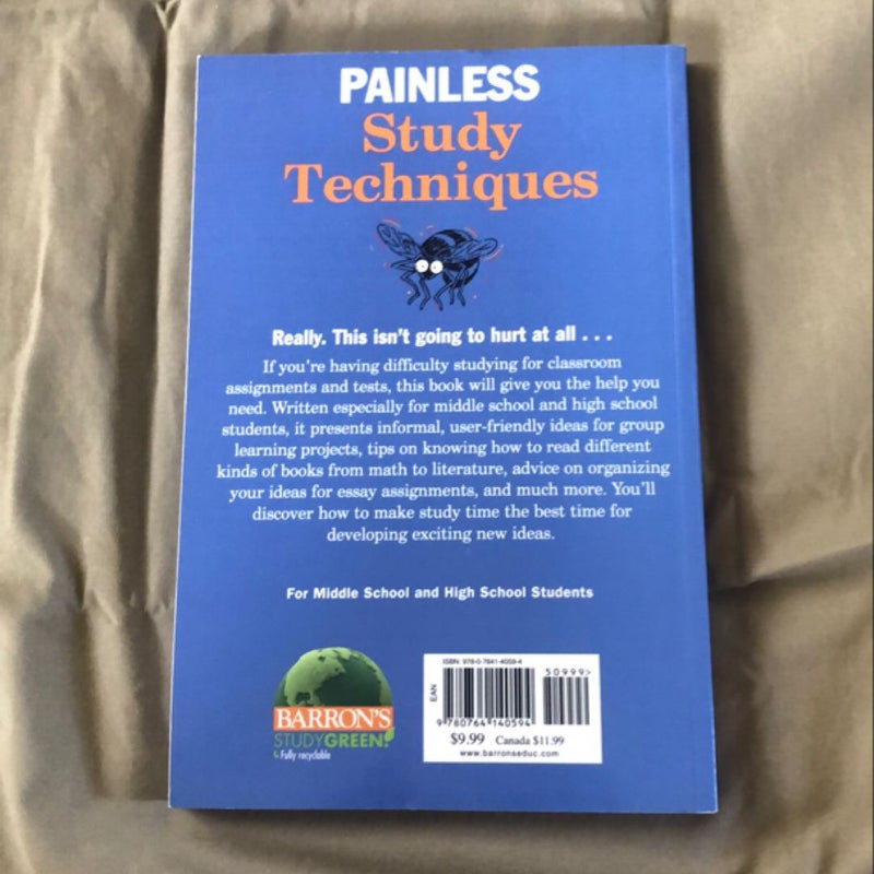 Painless Study Techniques by Michael Greenberg