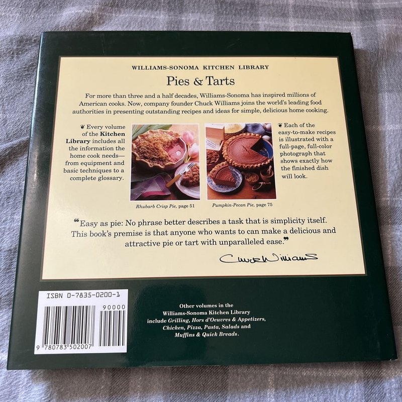 Pies and Tarts by John P. Carroll, Chuck Williams