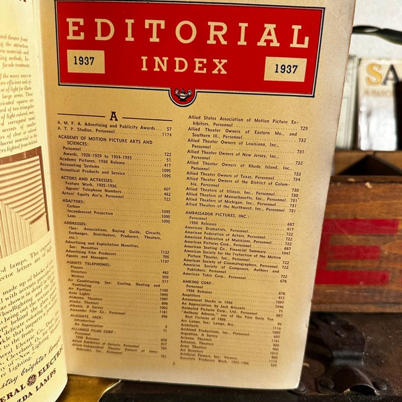 Vintage 1937 FILM DAILY YEAR BOOK~3 Stooges~Mickey Mouse~Spanky from ...