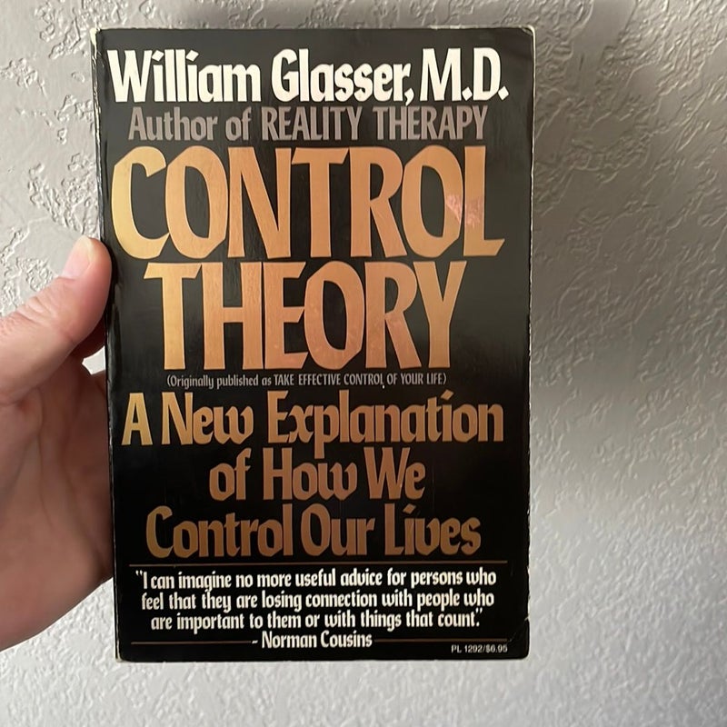 Control Theory by William Glasser, Paperback | Pangobooks