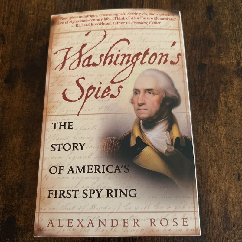 Washington's Spies by Alexander Rose, Paperback | Pangobooks