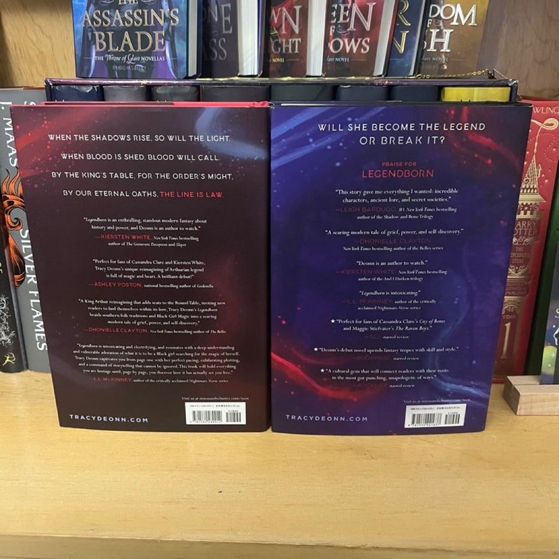 Legendborn (owlcrate) and bloodmarked signed by Tracy Deonn, Hardcover ...